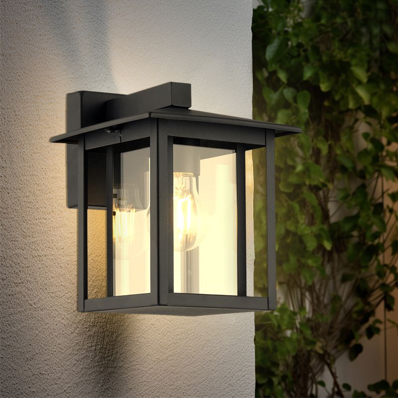 Moderne Außenleuchte Schwarz, Amalie, IP54 | Lampengigant